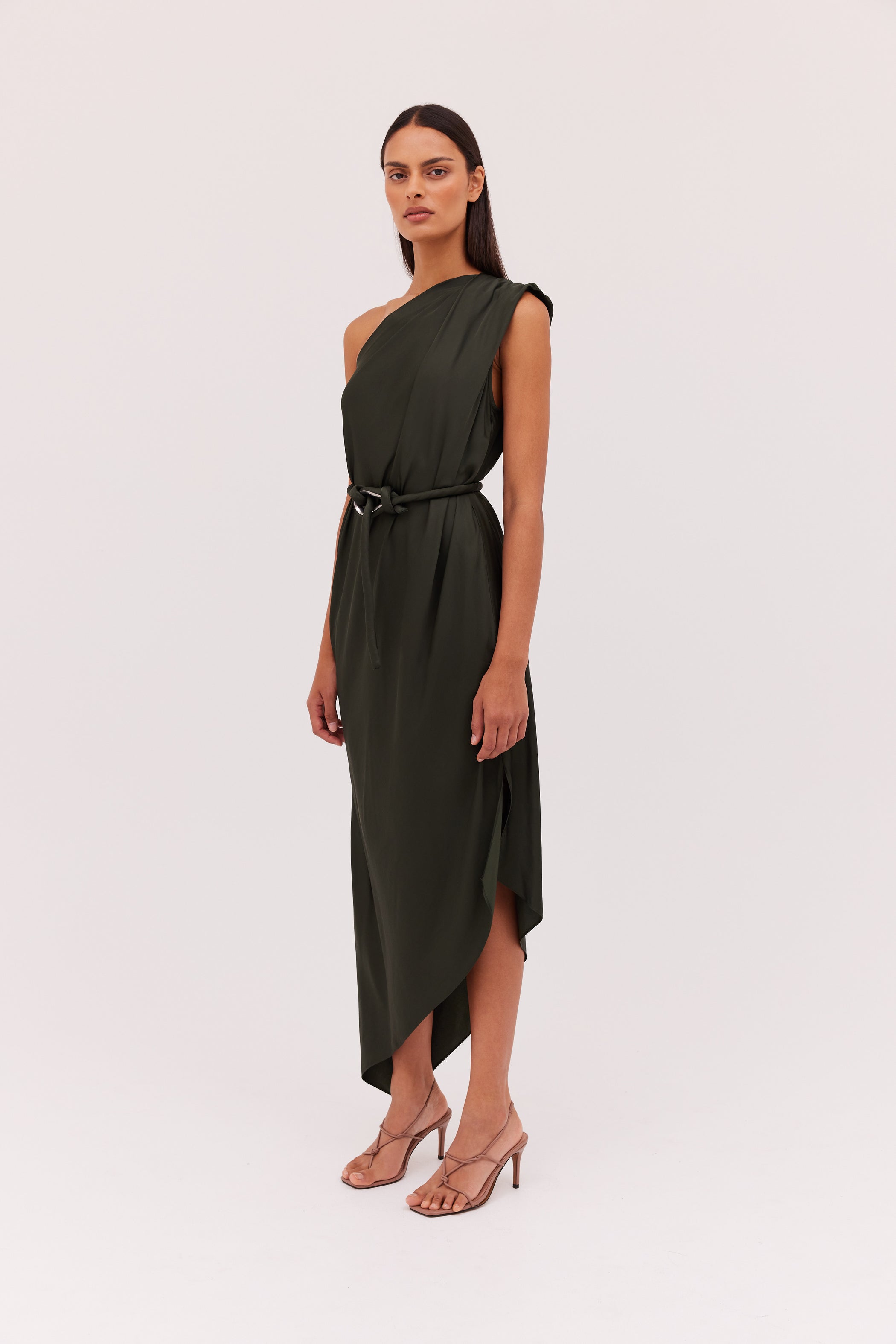 FOREST SATIN IBIZA DRESS – Bianca Spender